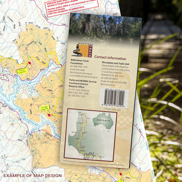 Bibbulmun Track Map 7 - Walpole – WA Naturally