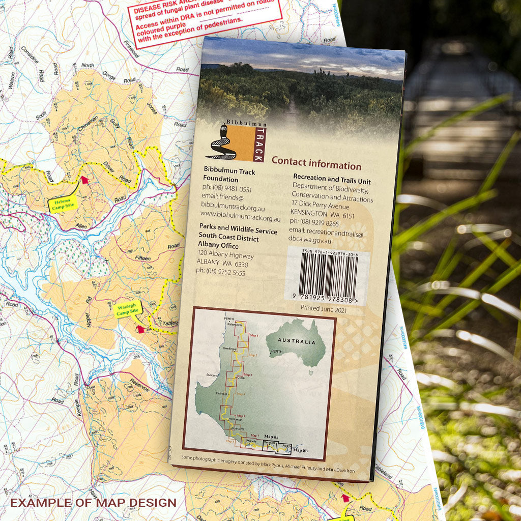 Bibbulmun Track Map 8 - Denmark to Albany – WA Naturally