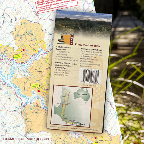 Bibbulmun Track Map 8 - Denmark to Albany – WA Naturally